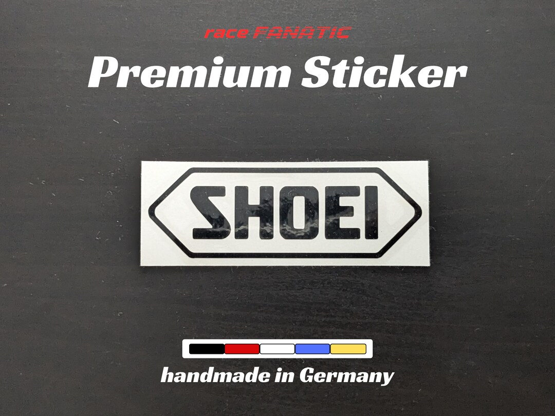 Shoei Motorcycle Helmet Vinyl Decal: Custom Sticker for Bikes, Cars ...