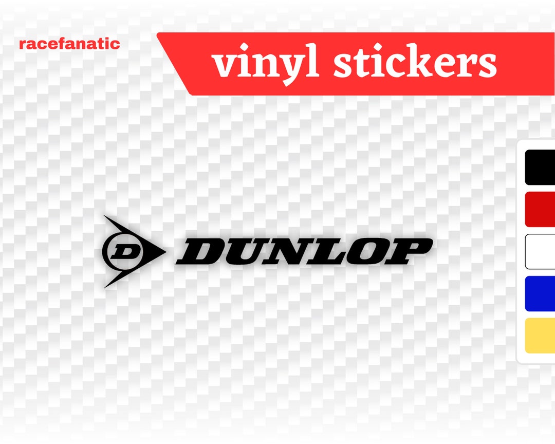 Dunlop Logo Decal / Sticker Vinyl - Etsy