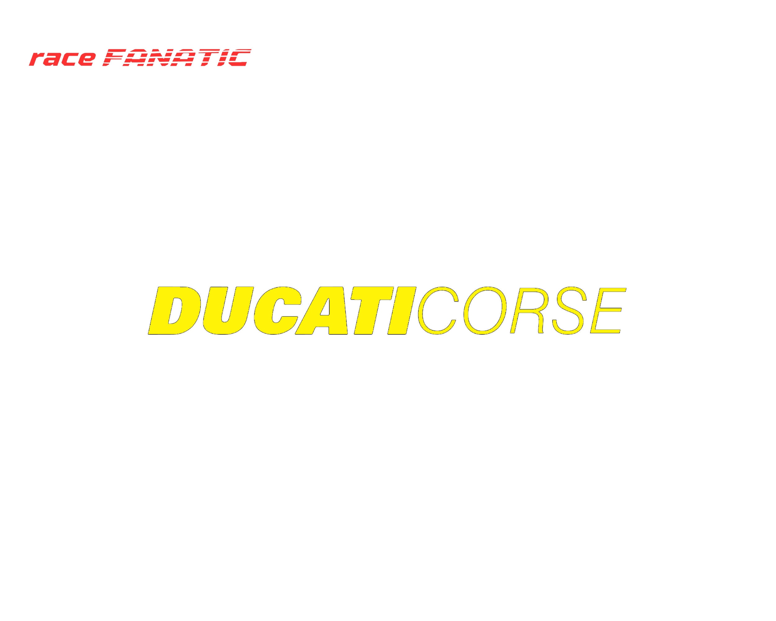 Ducati Corse Logo Font Sticker Vinyl Decal Motorcycle Car - Etsy
