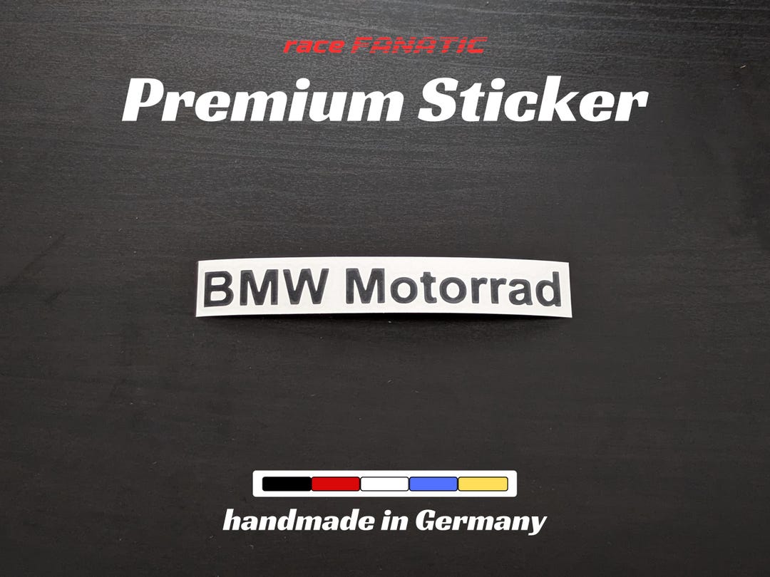 BMW Motorrad Vinyl Decal: Premium Adhesive Emblem for Motorcycle, Car ...
