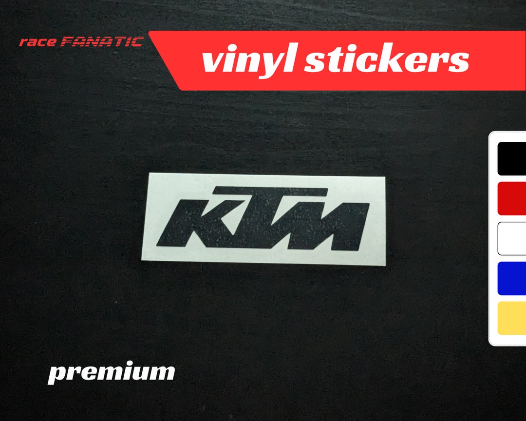 KTM Logo Sticker / Decal Vinyl - Etsy