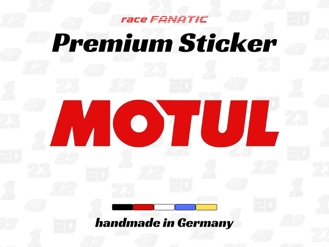 Motul Racing Oil Logo Vinyl Decal for Motorcycles, Cars & Automotive ...