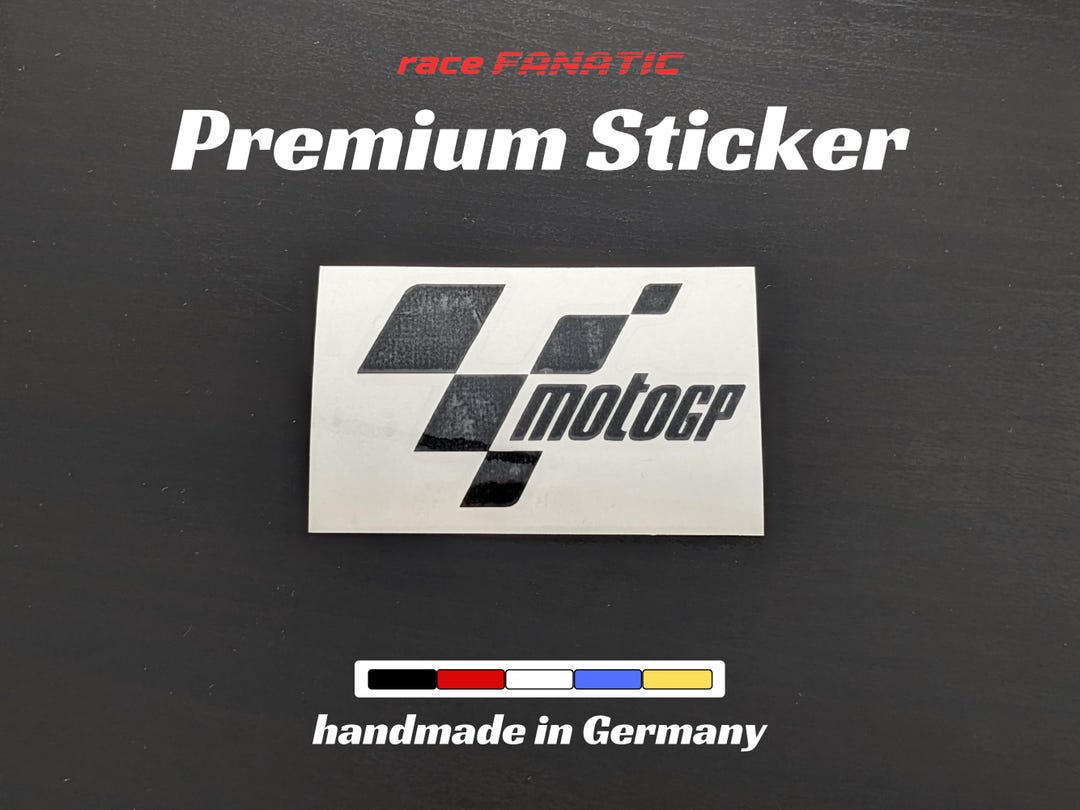 Motogp Official Logo Premium Vinyl Decal - Motorcycle Racing Sticker ...