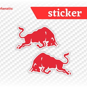 Red Bull Stickers / Stickers - Etsy