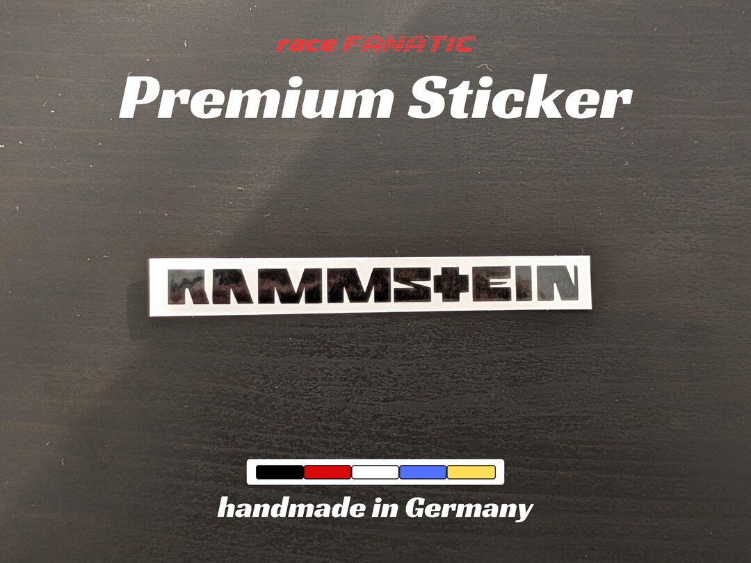 Rammstein Vinyl Decal: German Metal Band Logo Sticker for Cars ...