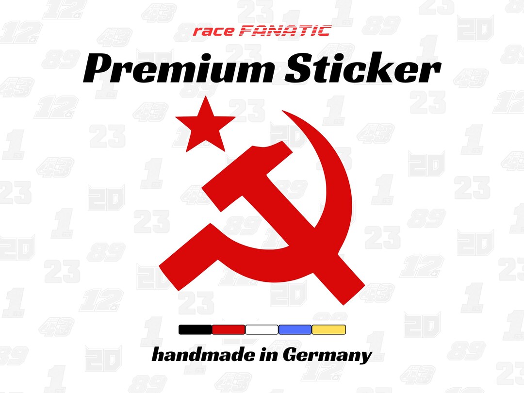 Hammer and Sickle Symbol Sticker Political Sign Vinyl Sticker - Etsy