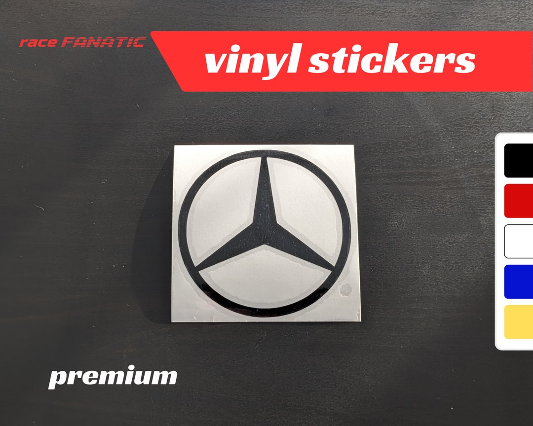 Mercedes Benz Logo Sticker Vinyl Decal Car Motorcycle - Etsy UK