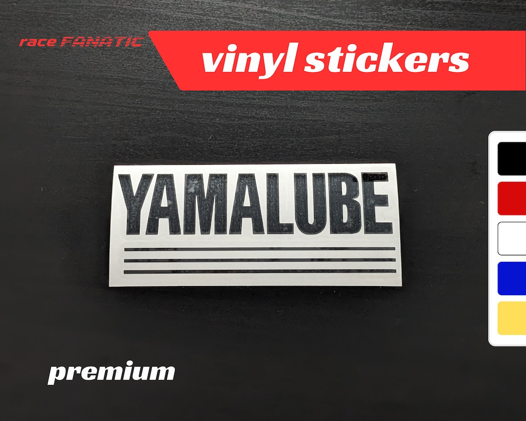 Yamalube Logo Sticker Vinyl Decal Yamaha Motorcycle Car - Etsy