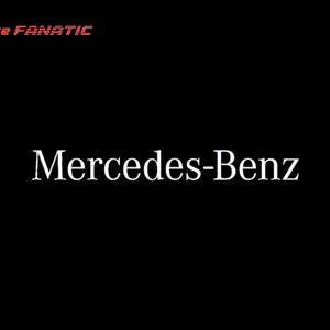 Mercedes-benz Logo Script Vinyl Decal: Custom Car Emblem Sticker for ...