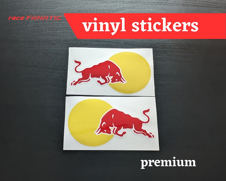 Red Bull Logo Decal / Sticker Vinyl Car Motorcycle - Etsy