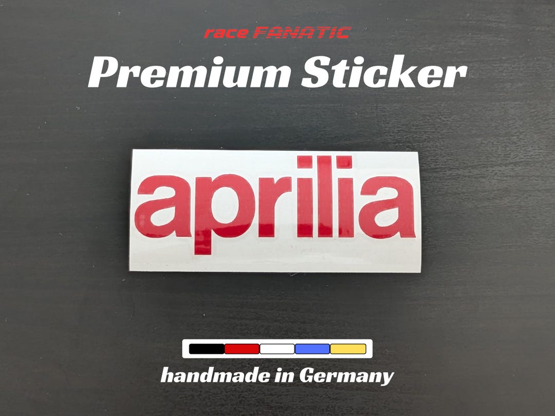 Premium Aprilia Motorcycle Decal: High-quality Vinyl Racing Sticker for ...