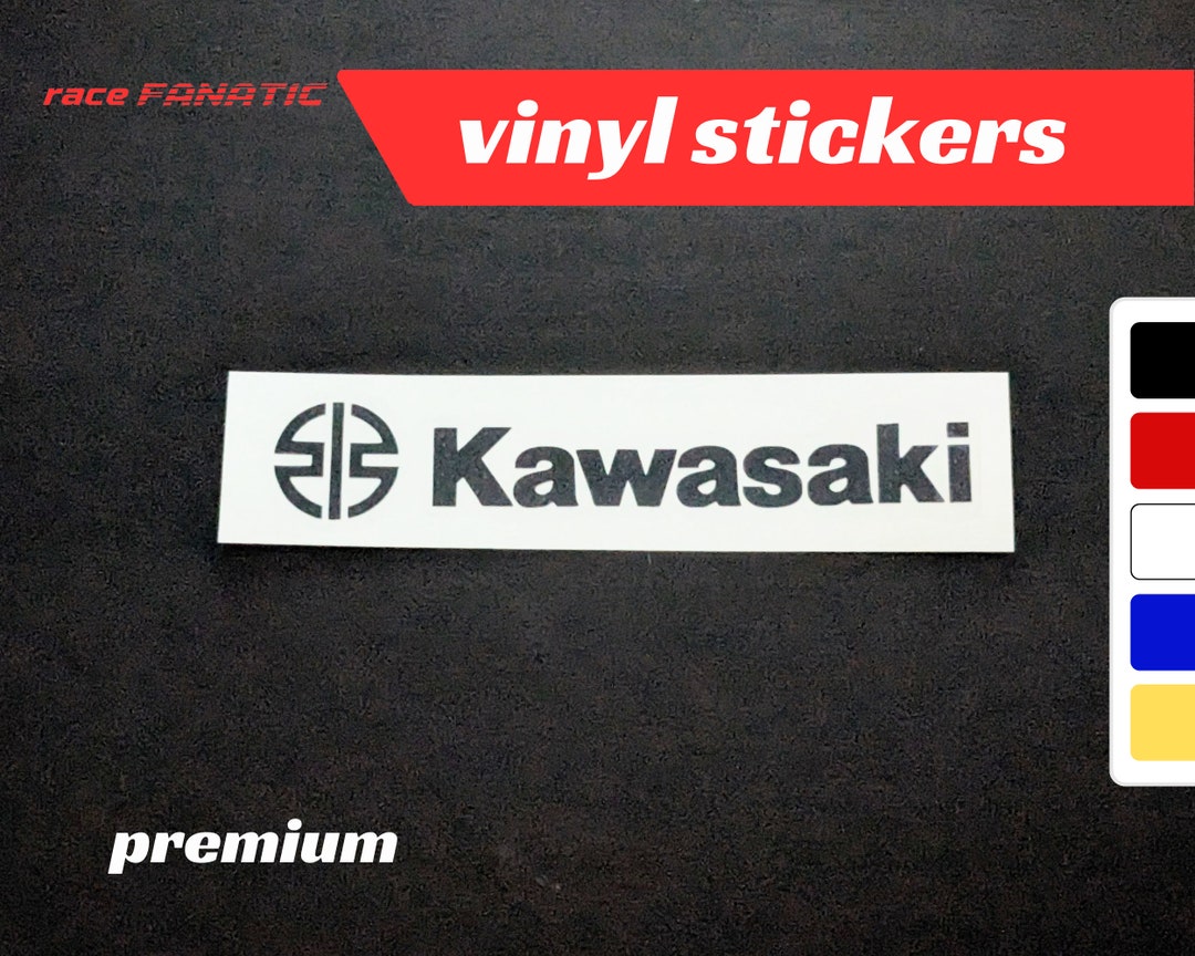 Kawasaki Logo Sticker Vinyl Decal Motorcycle Car - Etsy