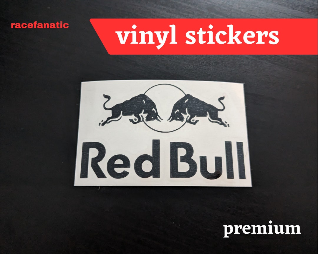 Red Bull Logo Sticker Energy Drink Redbull - Etsy