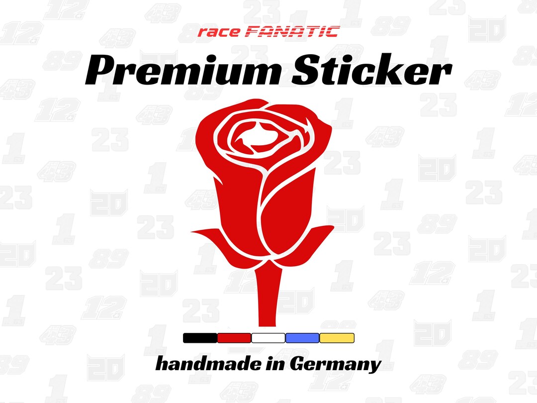 Stylized Rose Stickers – Elegant Flower Stickers in Tattoo Style - Etsy
