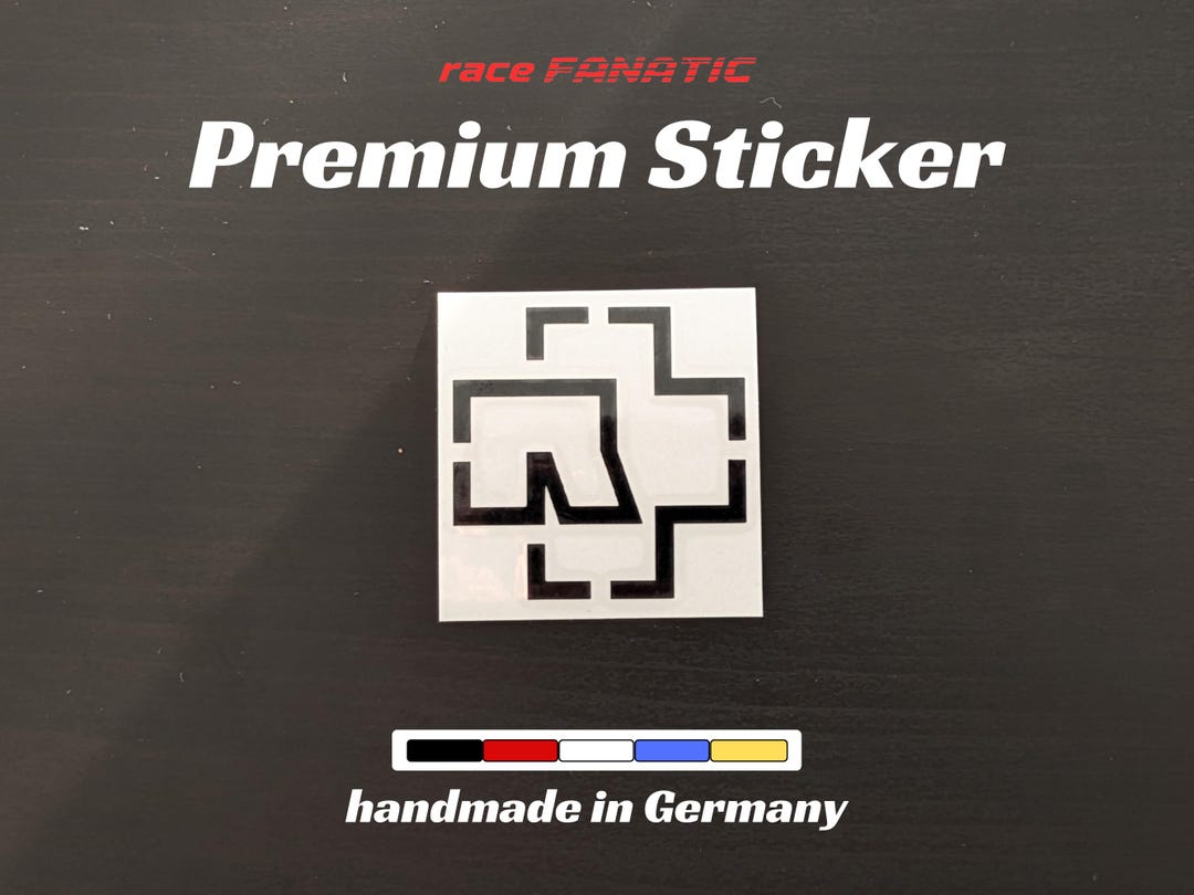 Rammstein Vinyl Sticker: German Metal Band Logo Decal for Cars ...