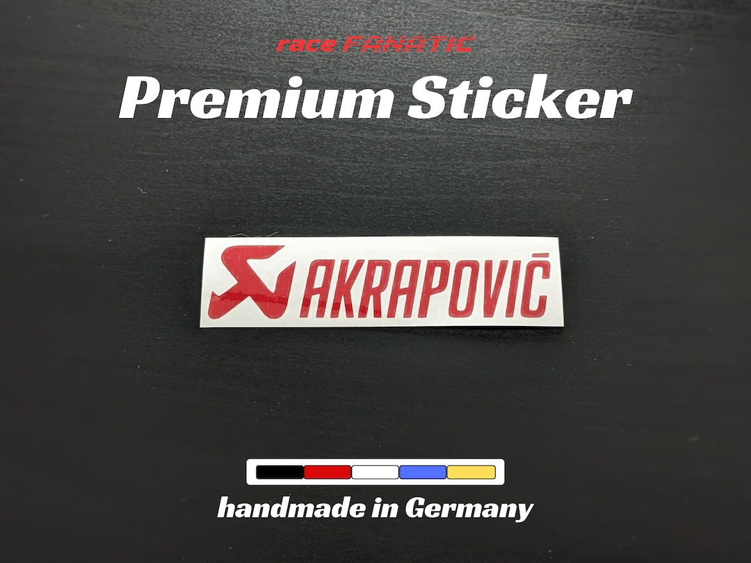 Akrapovic Sticker Exhaust Motorcycle Sticker Premium Car Vinyl - Etsy