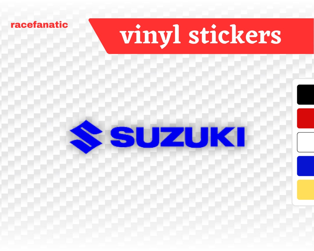 Suzuki Logo Sticker Vinyl Decal Motorcycle Car - Etsy