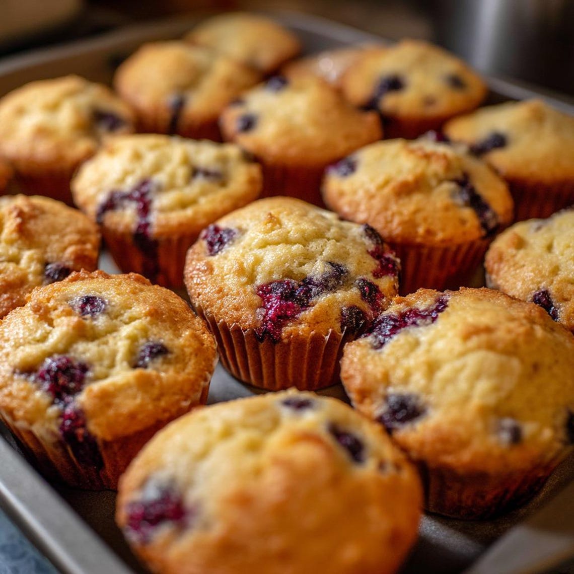 Mini Blueberry Muffins Recipe – Printable PDF | Easy Bite-size ...