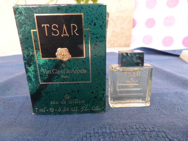 TSAR Perfume by Van Cleef & Arpels Miniature Collection, Vintage Rare ...