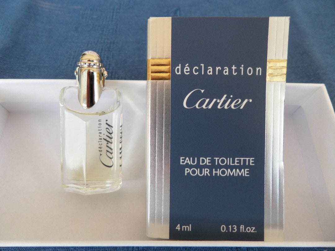 Miniature Men's Perfume declaration by CARTIER, Edt4ml - Etsy