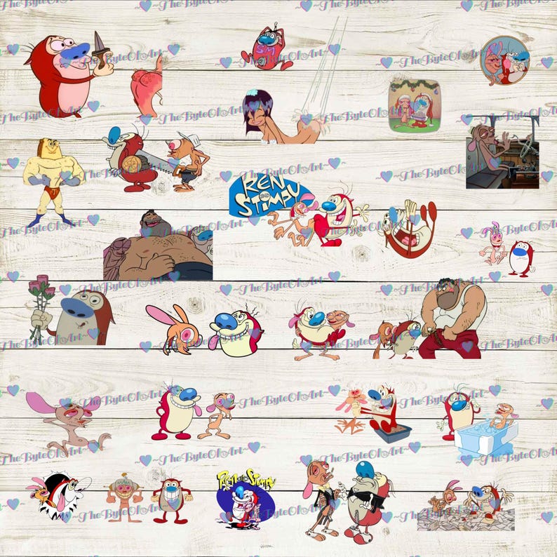 The Ren and Stimpy Show PNG Digital Download - Etsy