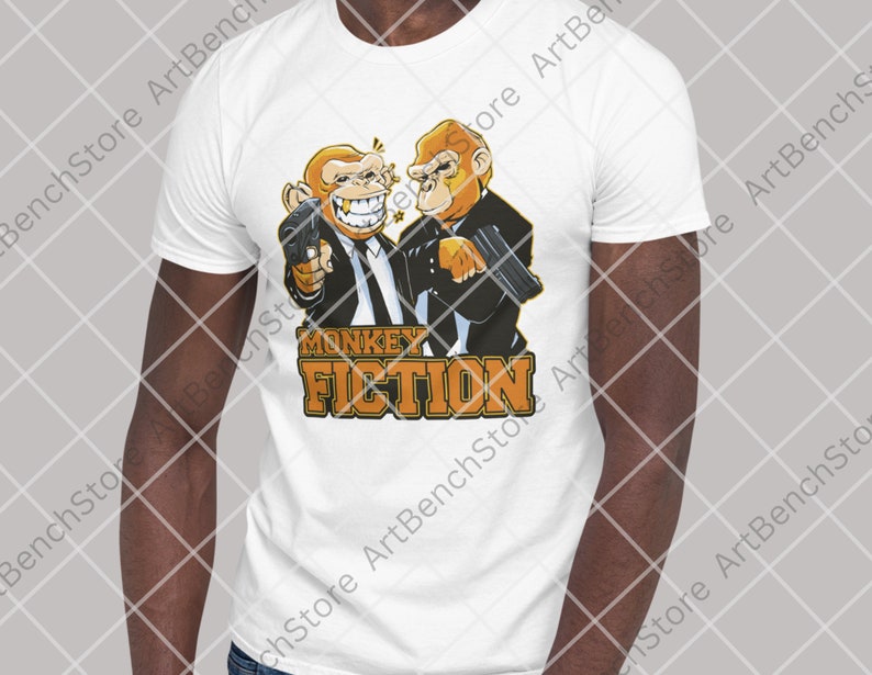 Monkey Fiction PNG, Pulp Fiction PNG, 1994 American Black Comedy ...