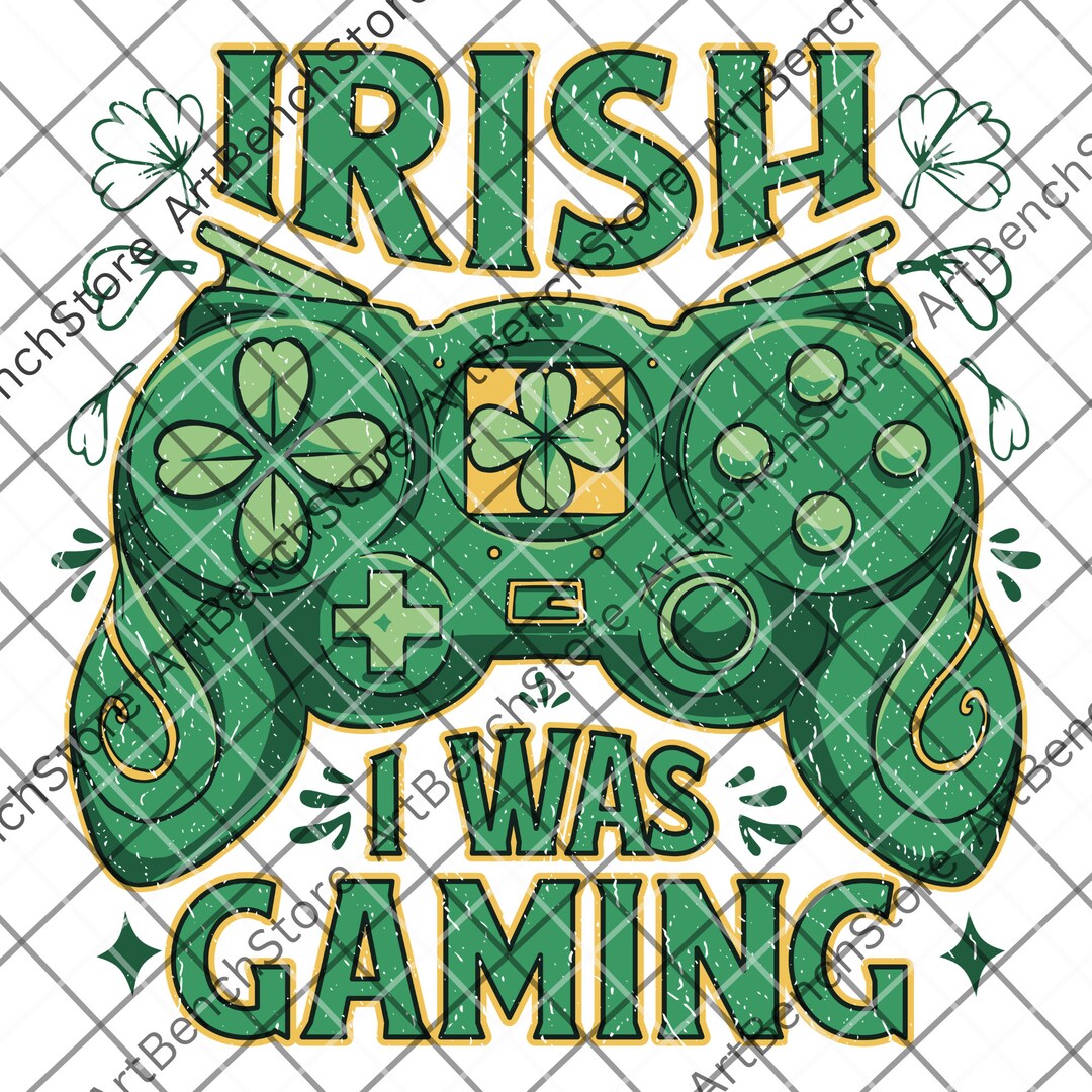 St. Patrick's Day Png, Irish Gamepad, Happy Saint Patrick PNG, Irish ...