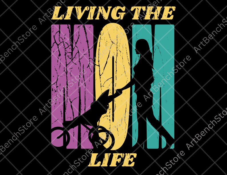 Living the Mom Life PNG Mother PNG Mother's Day Png - Etsy