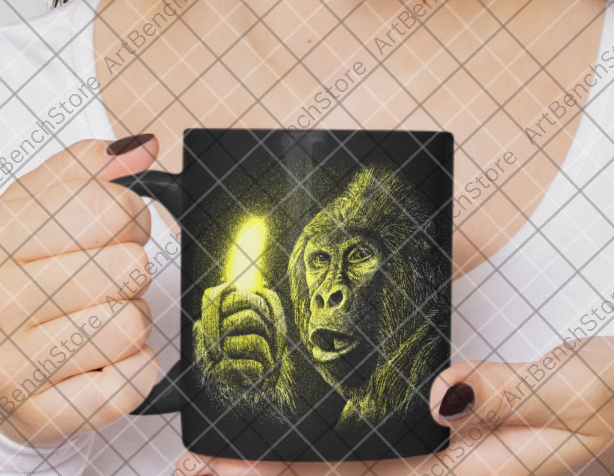 Gorilla PNG, Ape PNG, Simian PNG, Monkey Png, Sublimation Design ...