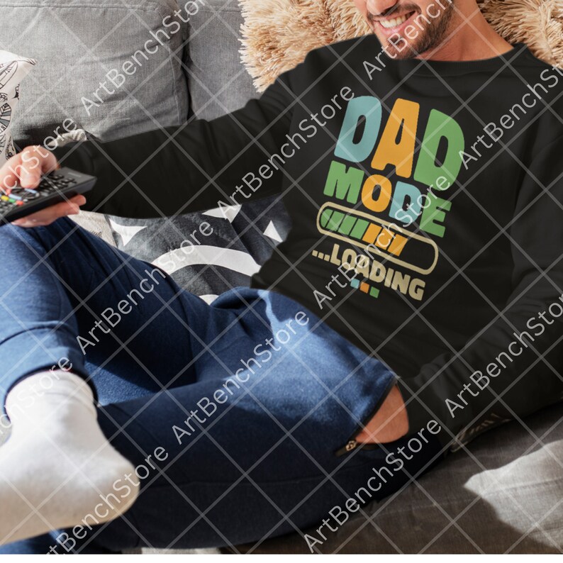 Dad Mode Loading PNG, Father PNG, Father's Day Png, Best DAD Png ...