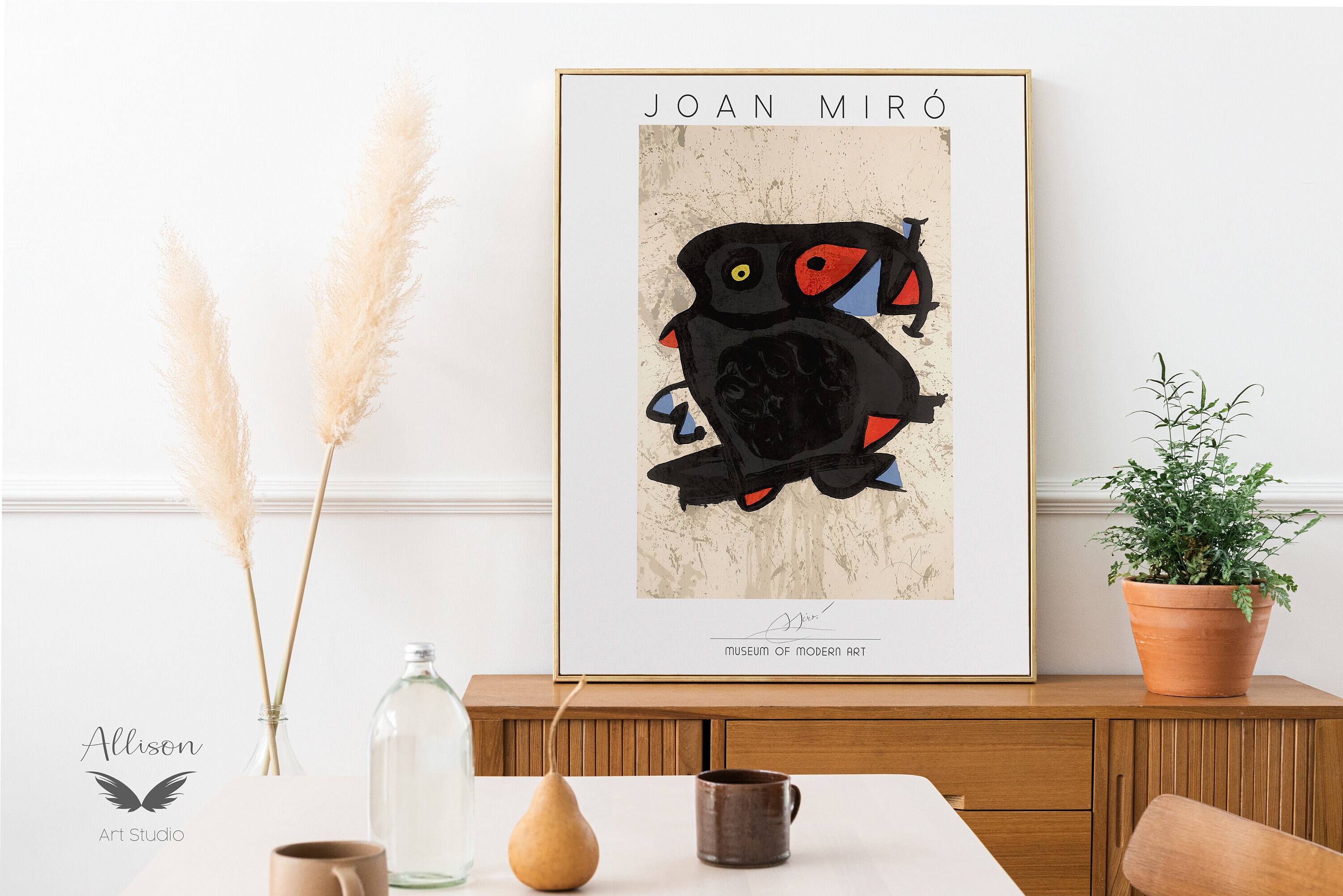 Joan Miro Poster Print. Surrealist Art Print for Home and Office ...