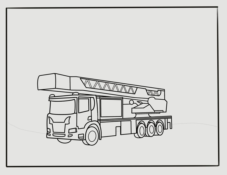 5 Vehicle Colouring Pages| Colouring Pages for Kids | 5 Vehicles With ...