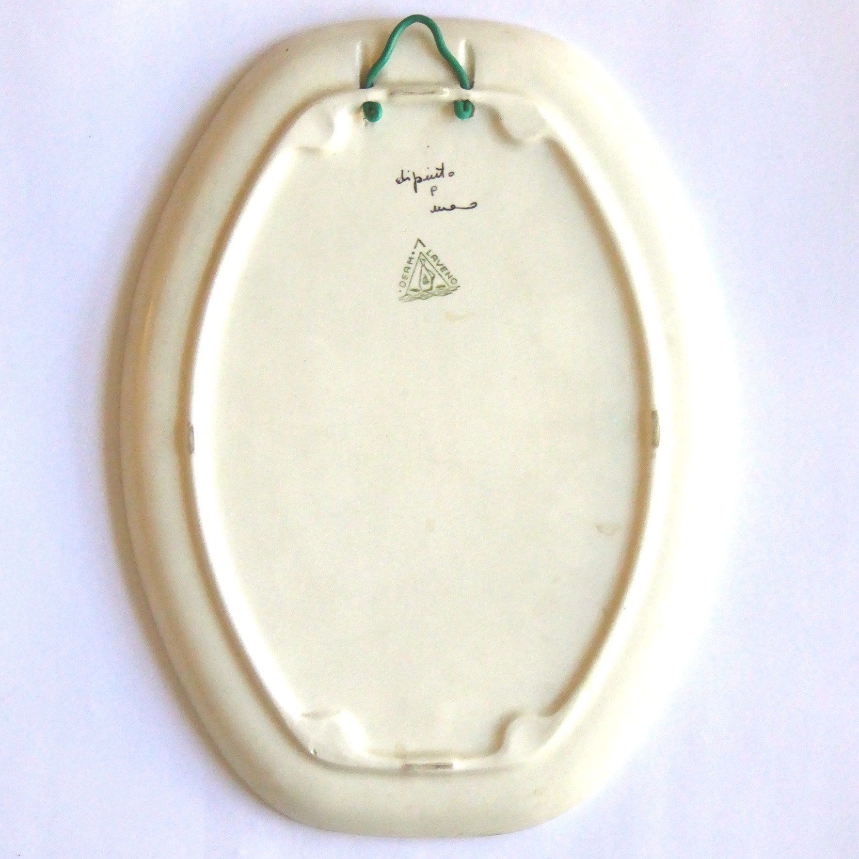 Italian Deam Mid-century Wall Plate / Please Contact for Shipping Costs ...