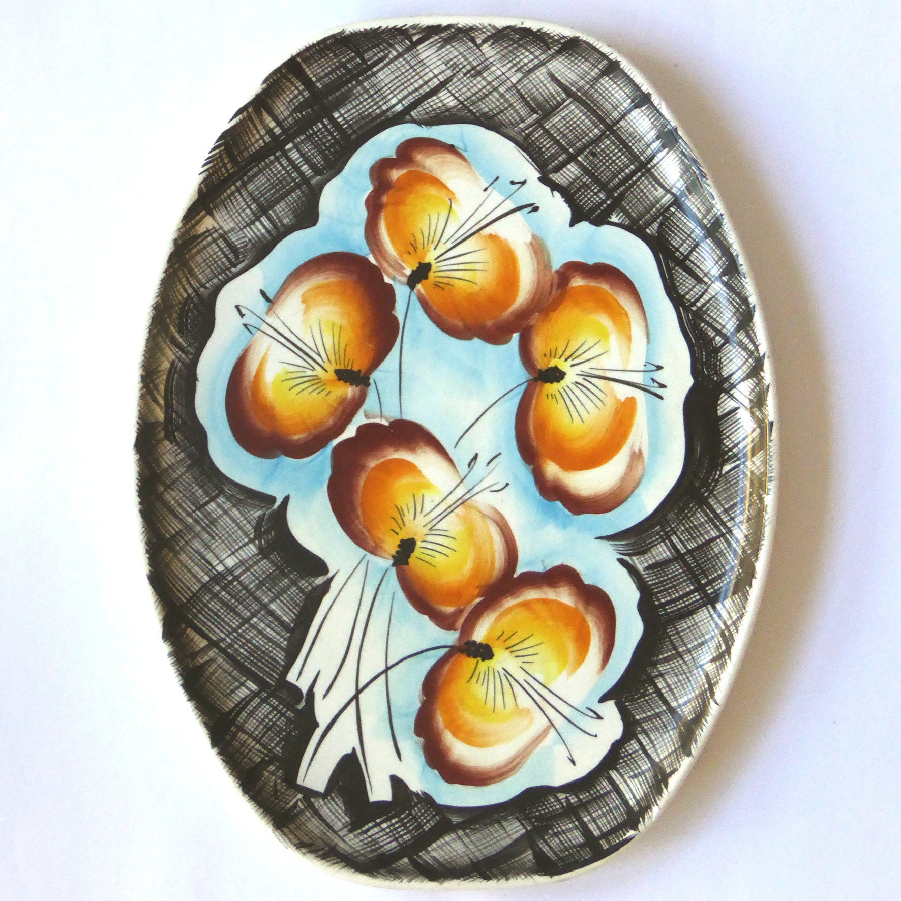 Italian Deam Mid-century Wall Plate - Etsy