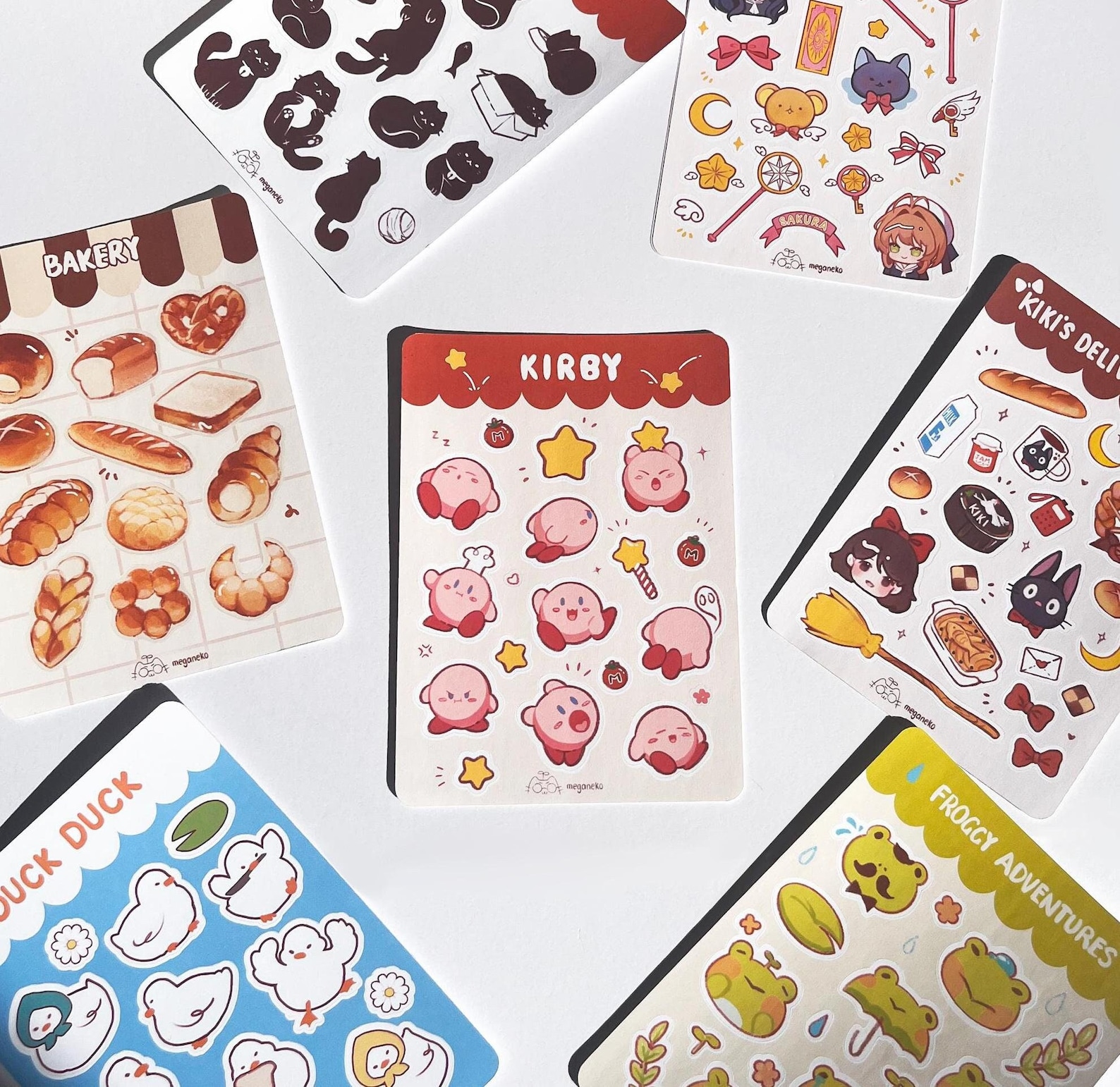 Kirby Sticker Sheet - Etsy Australia