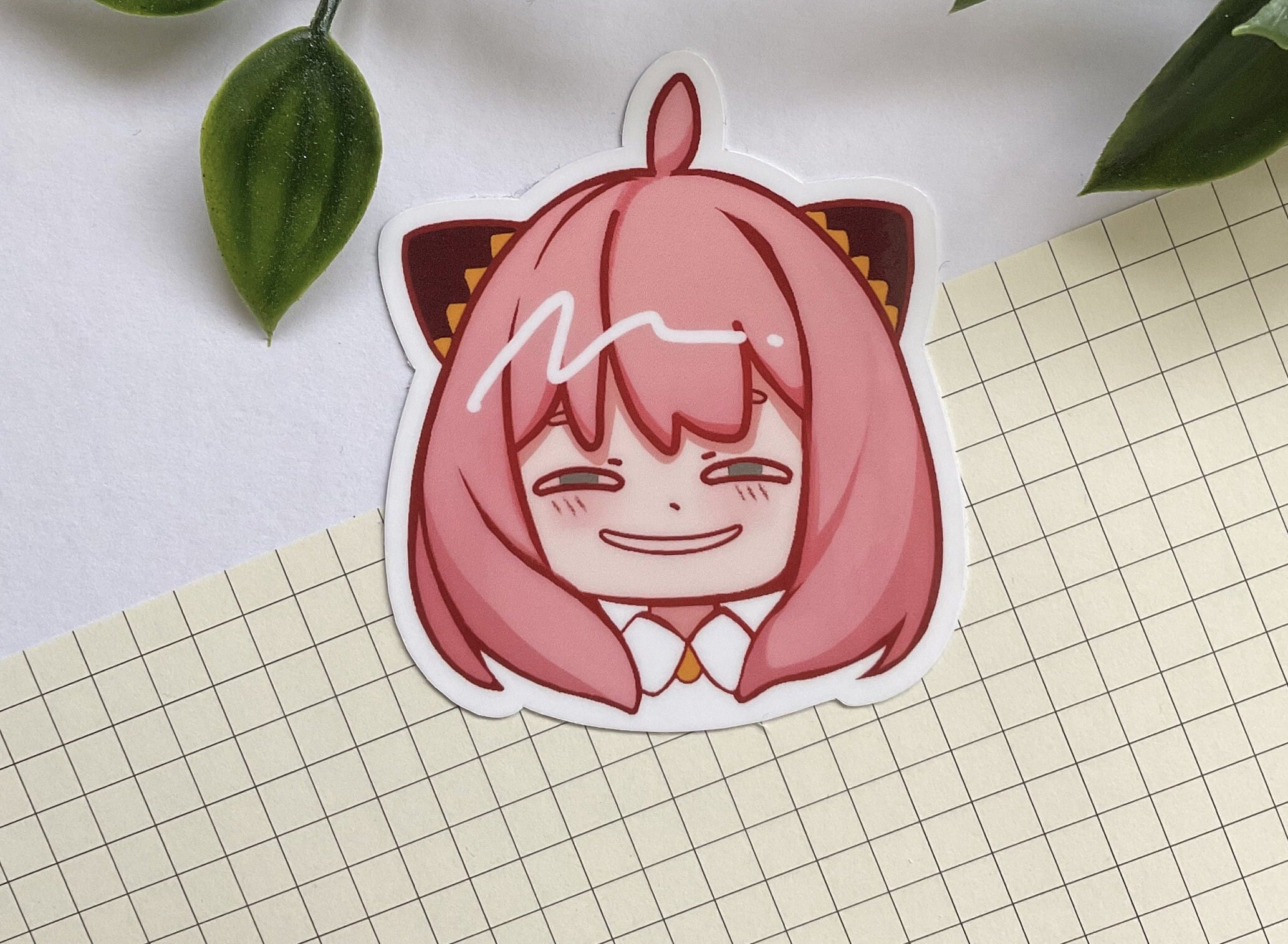 Spy X Family Vinyl Stickers Anya Forger Bond - Etsy