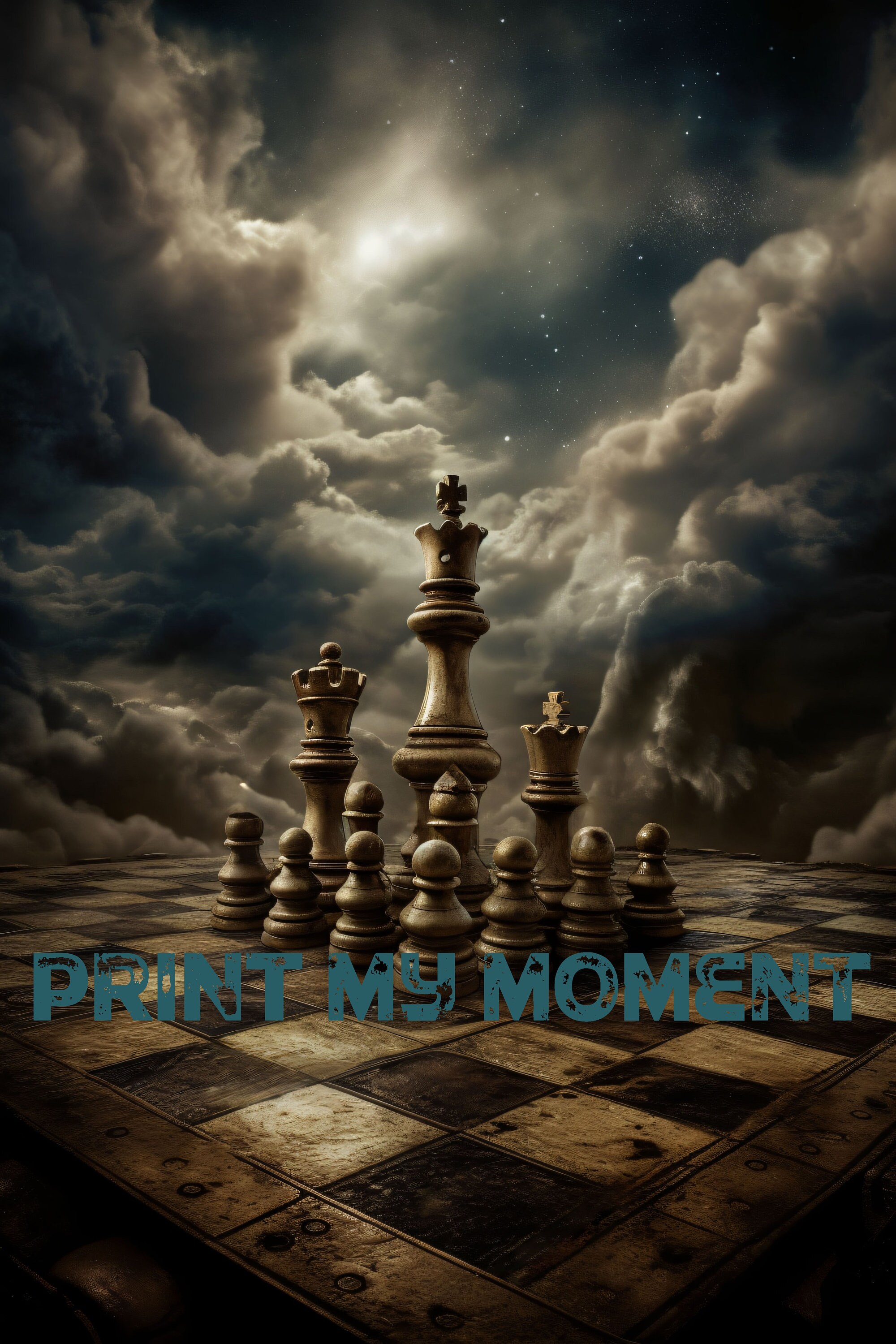 Chess Universe Poster, Digital Download, Watercolour Digital Art ...