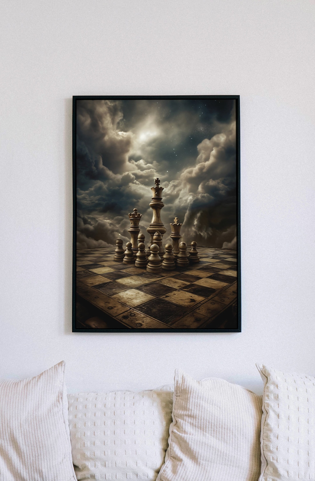 Chess Universe Poster, Digital Download, Watercolour Digital Art ...