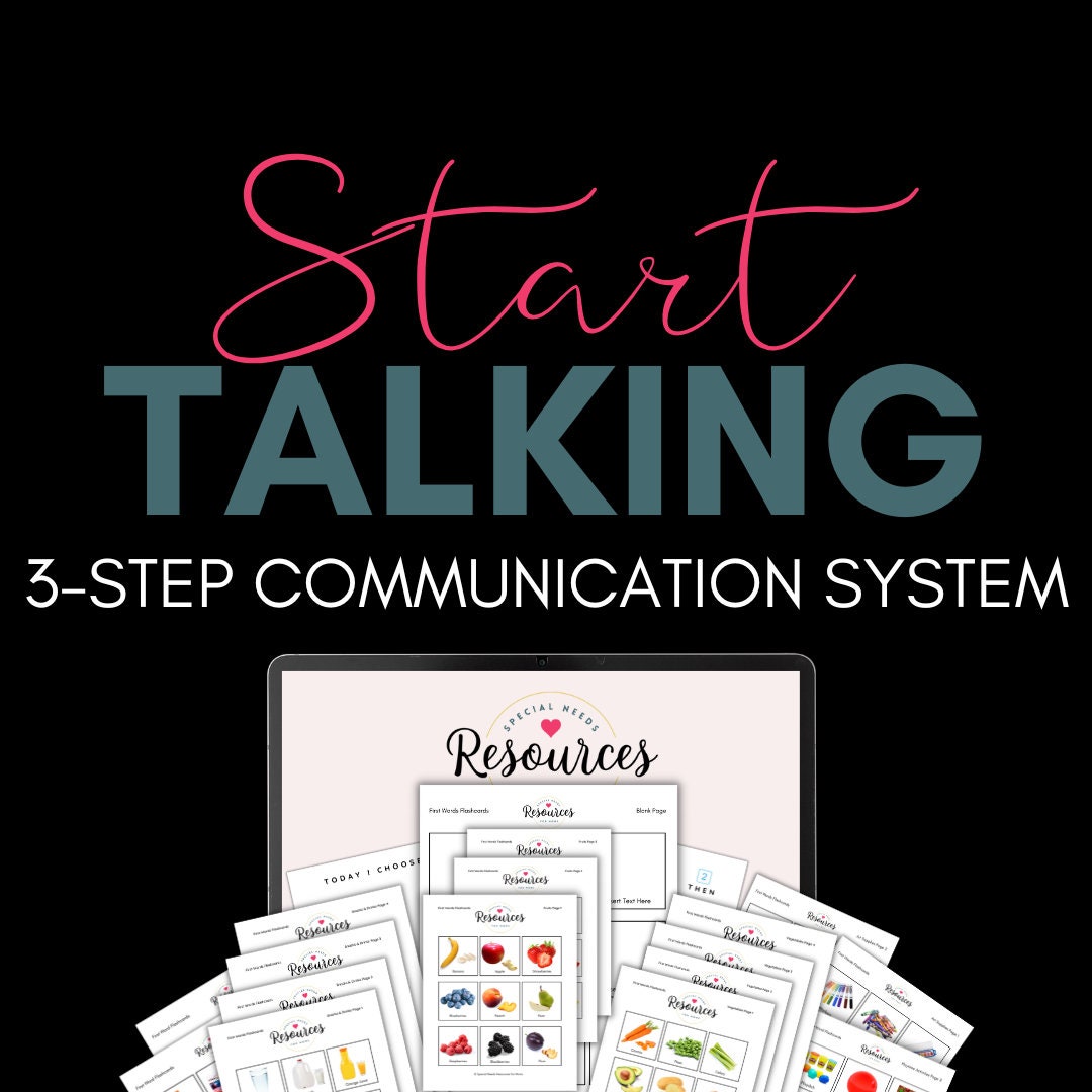 START TALKING 3-step Communication System for Nonverbal Babies ...