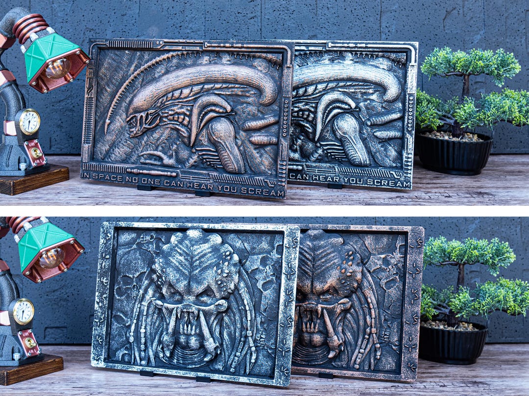 Alien Xenomorph Wall Sign. Movie Fan Gift for Horror Home Decor ...
