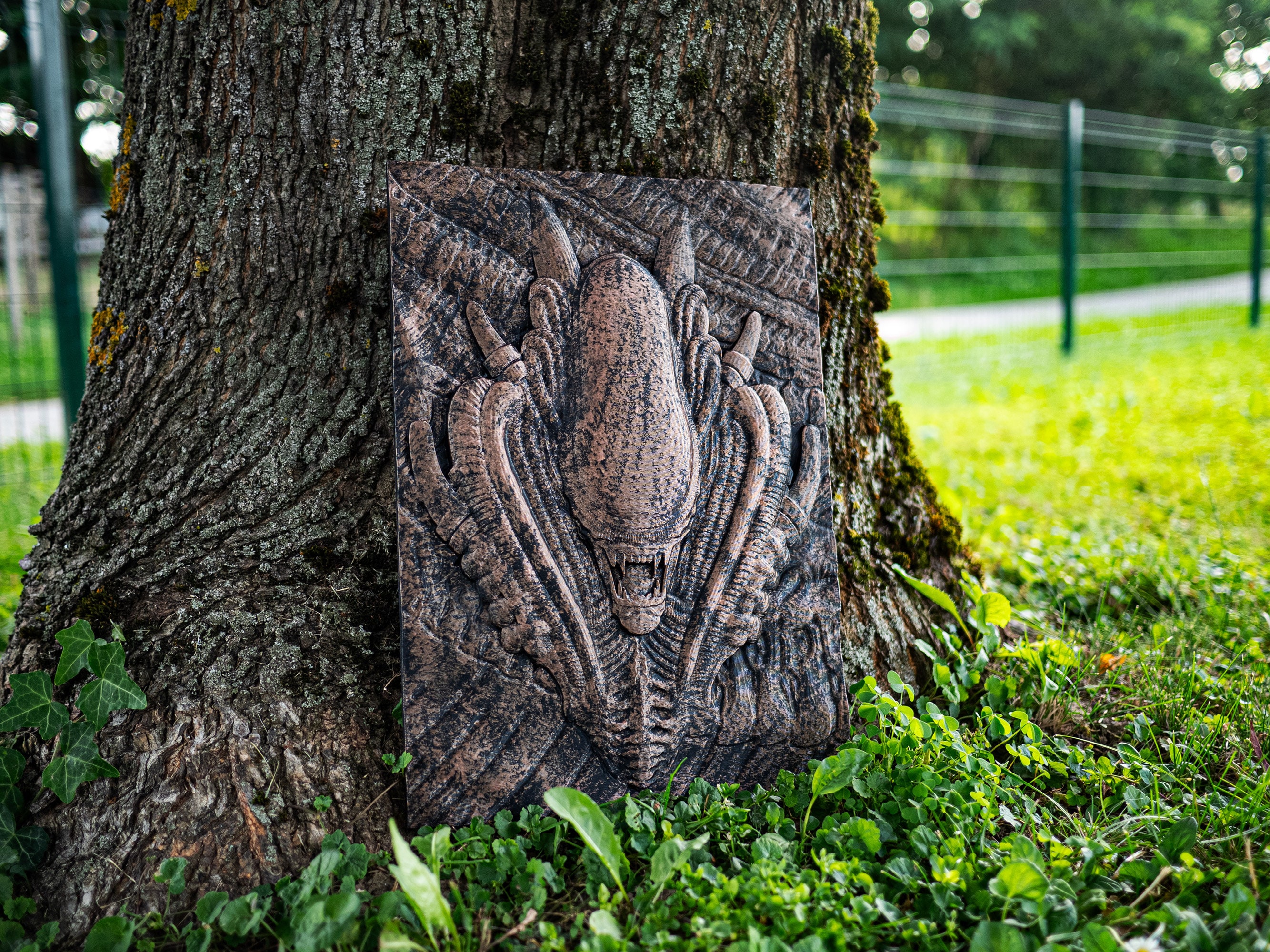 Giger Xenomorph Alien Movie Carving. 3D Sign for Home Decor. - Etsy