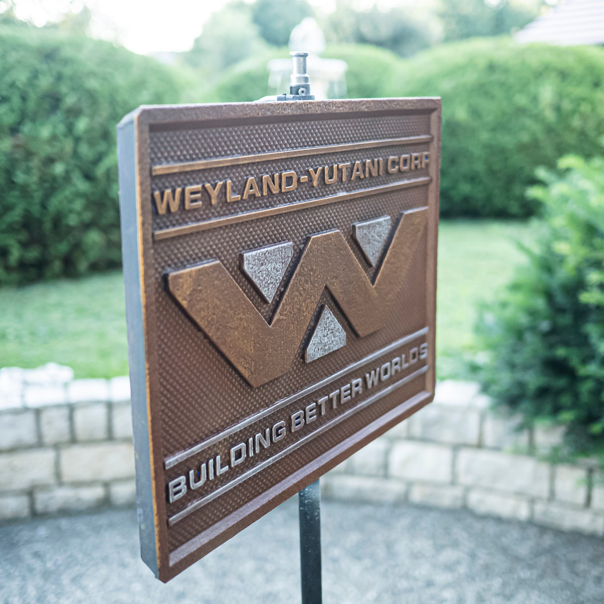 Wayland Yutani Alien Xenomorph 3D Sign. Nostromo Xenomorph Giger Movie ...