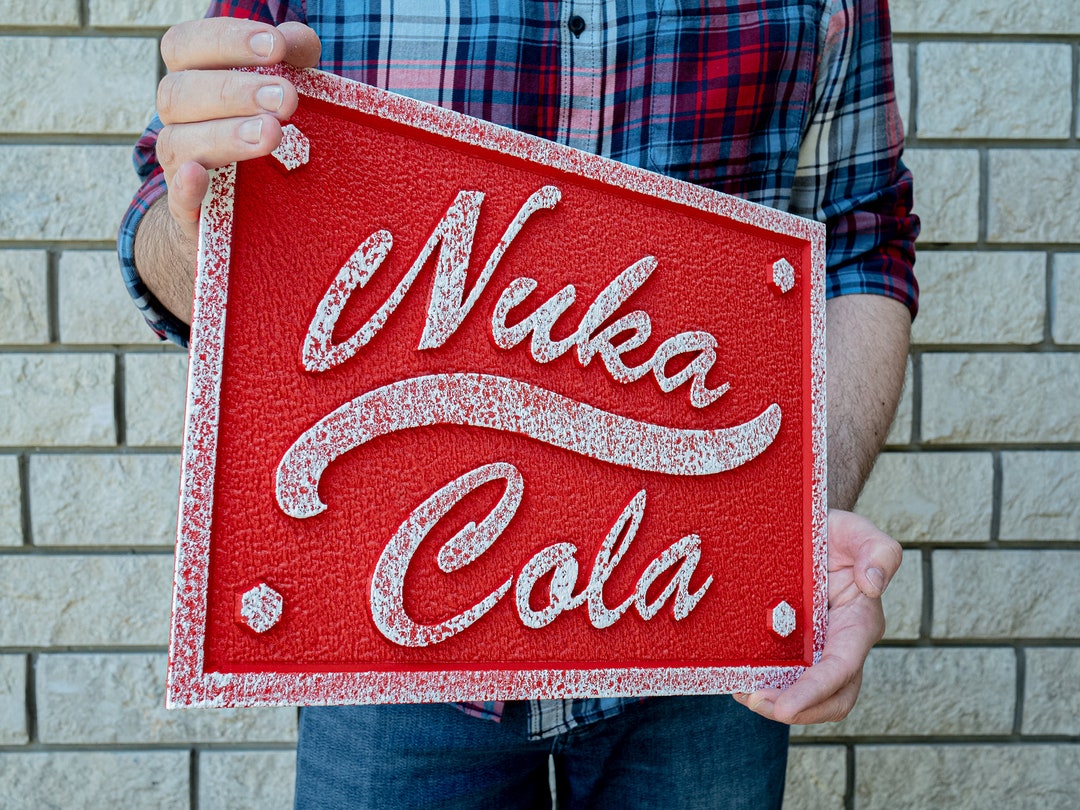 Fallout Nuka Cola 3D Plate Wall Sign. Vault-tec, Vaultboy Themed ...