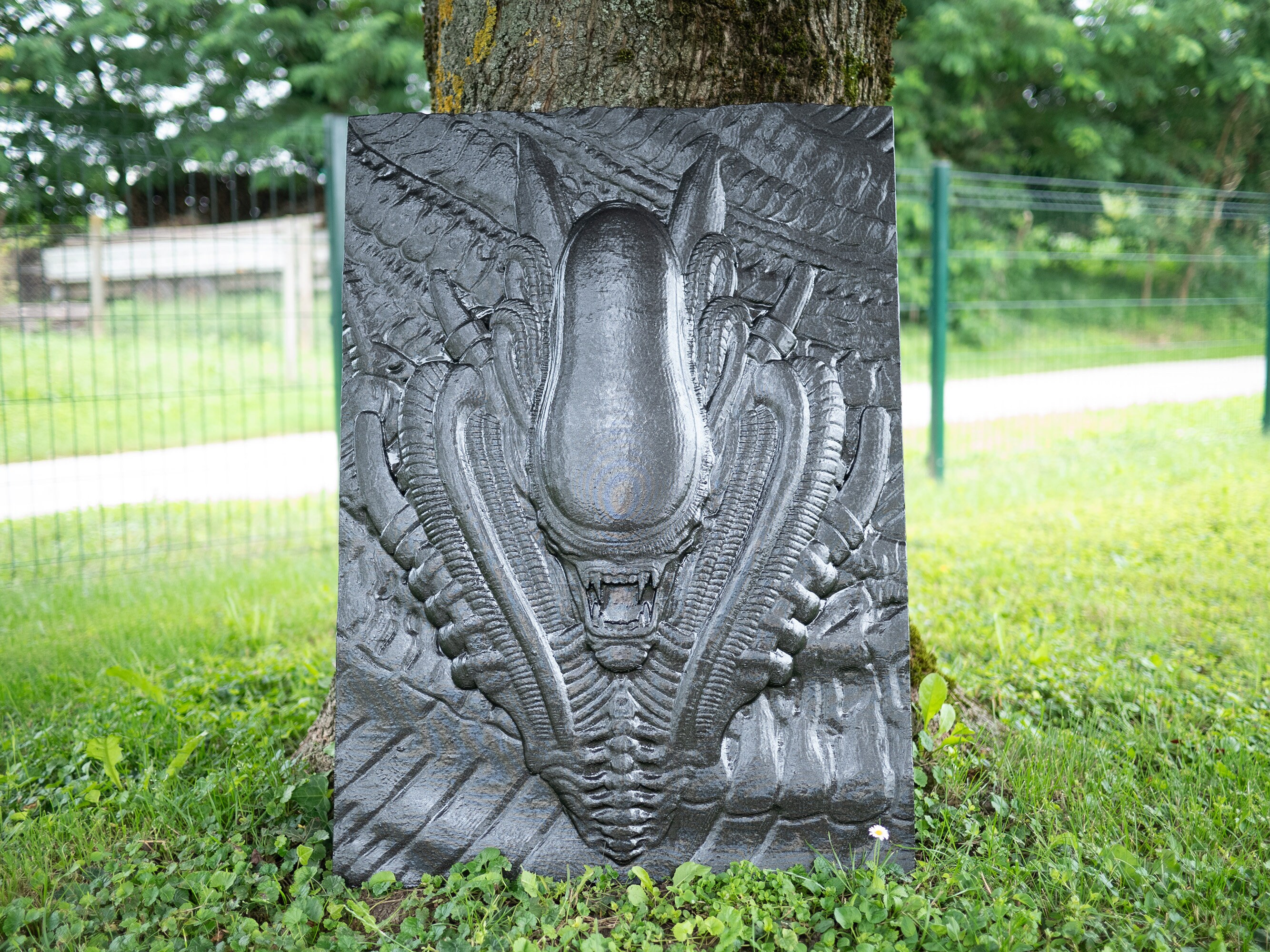 Giger Xenomorph Alien Movie Carving. 3D Sign for Home Decor. - Etsy