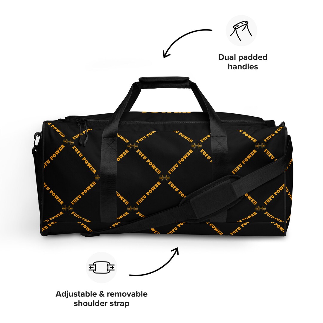 Fufu Power Gym Duffle Overnight Bag - Etsy