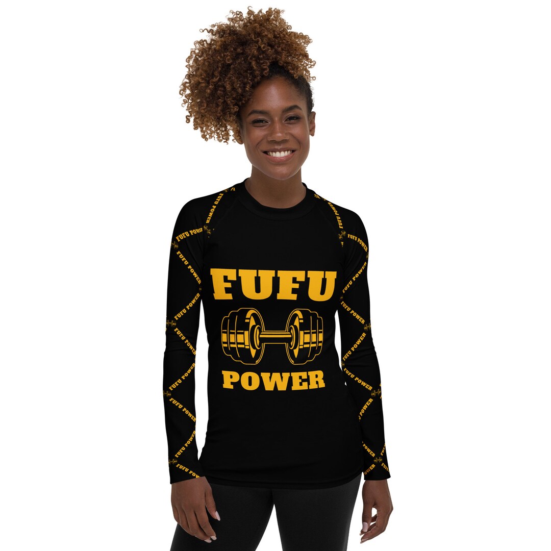 Fufu Power Women's Gym Wear Rash Guard - Etsy