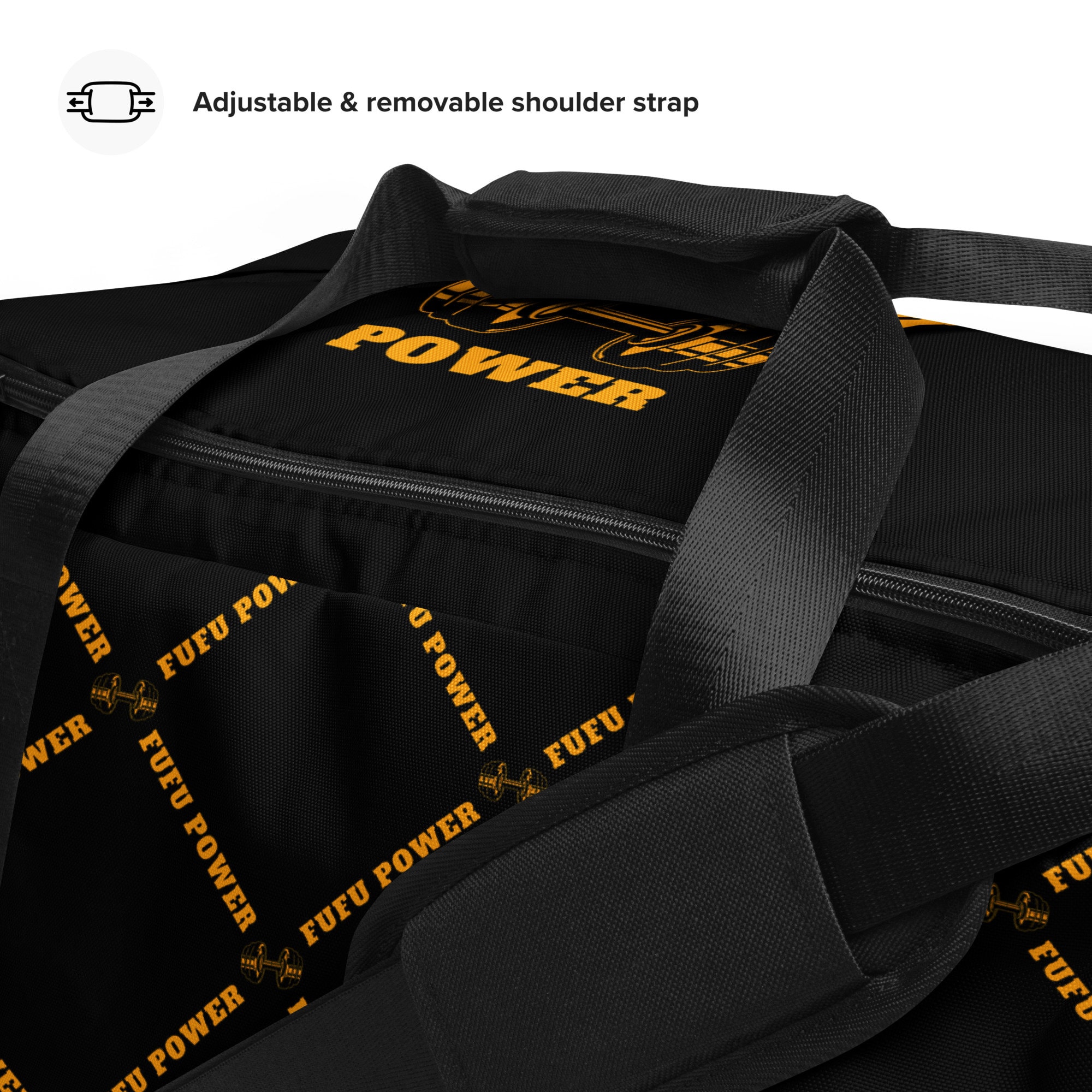 Fufu Power Gym Duffle Overnight Bag - Etsy