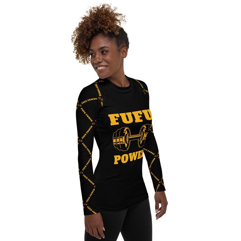 Fufu Power Women's Gym Wear Rash Guard - Etsy