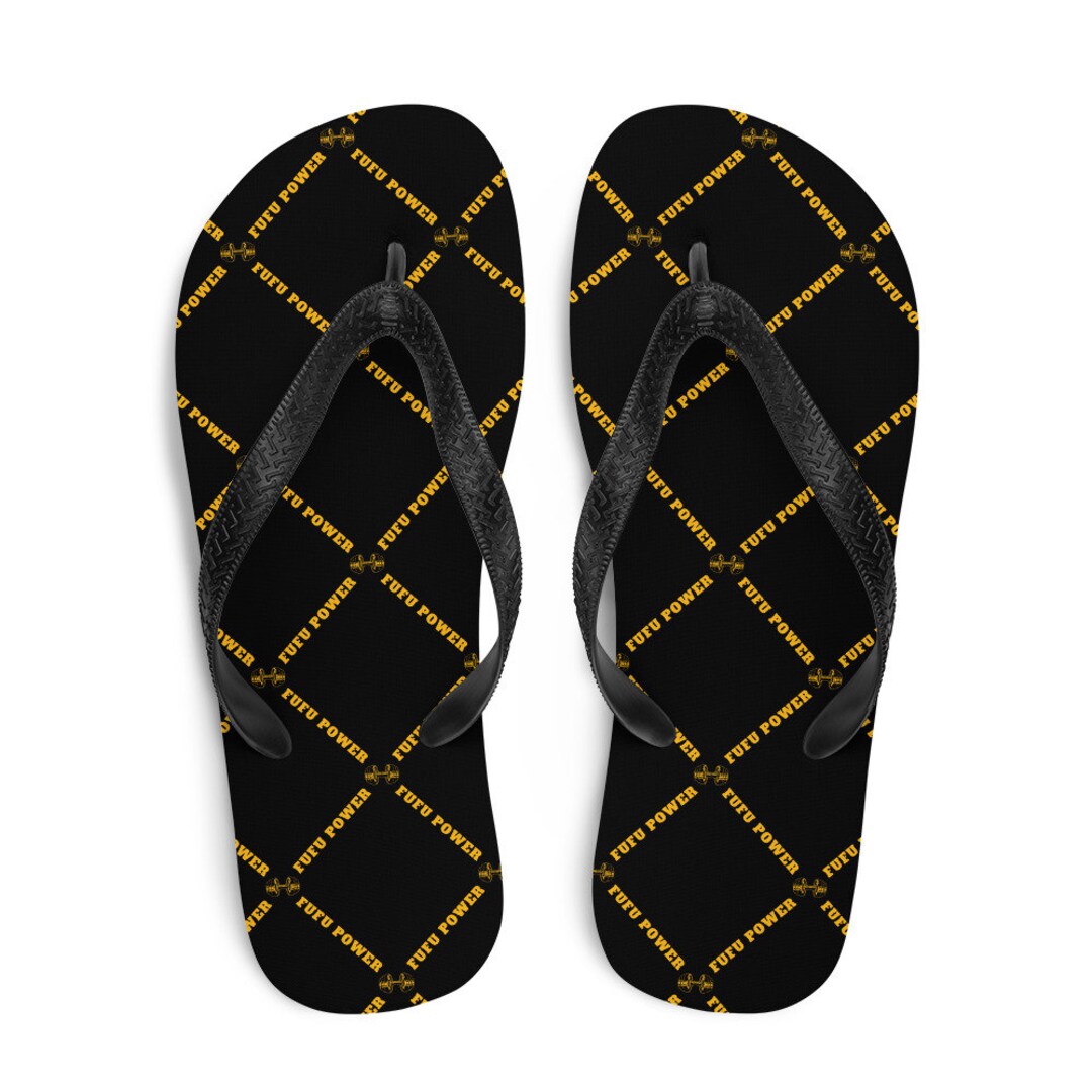 Fufu Power Shower Gym Flip-flops - Etsy