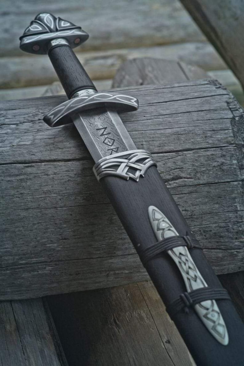 Handmade Rangnar Viking With Scabbard and Wall Mount.norse Sword|gift ...
